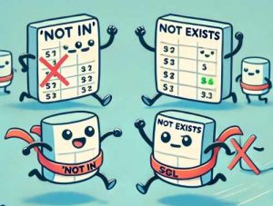 NOT IN vs. NOT EXISTS: The Negation Battle #JoelKallmanDay